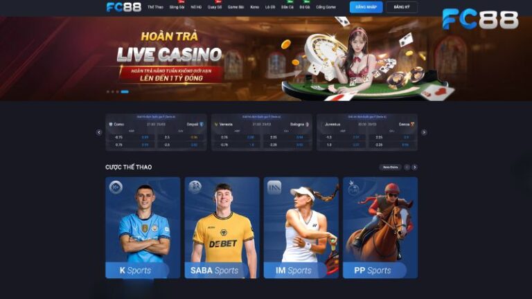 FC88 | LINK VÀO NHÀ CÁI MỚI NHẤT 2025 NHẬN NGAY 88K!